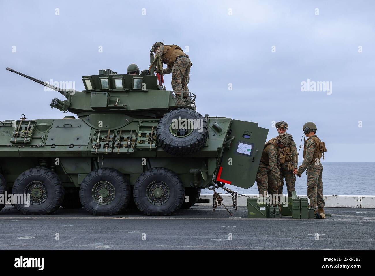 U.S. Marines assigned to Light Armored Reconnaissance Company ...