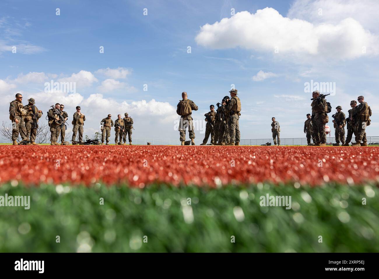 U.S. Marines with Company B, 9th Engineer Support Battalion, 3rd Marine ...