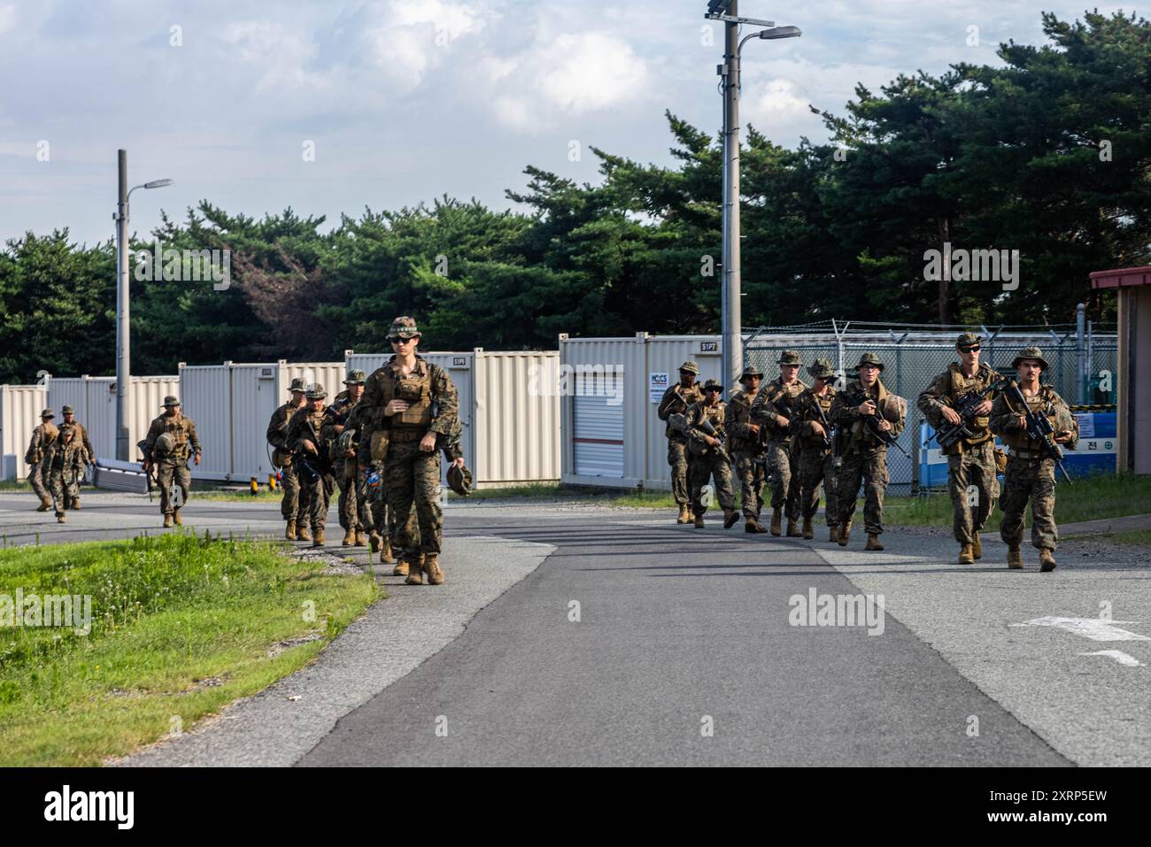 U.S. Marines with Company B, 9th Engineer Support Battalion, 3rd Marine ...