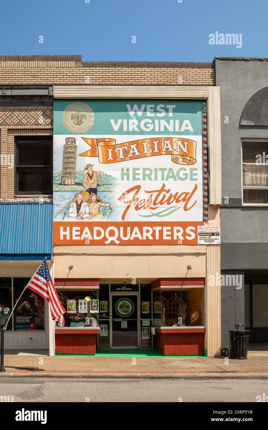 Historical sites of Clarksburg and Bridgeport, West Virginia Stock ...