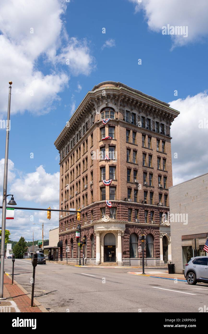 Historical sites of Clarksburg and Bridgeport, West Virginia Stock ...