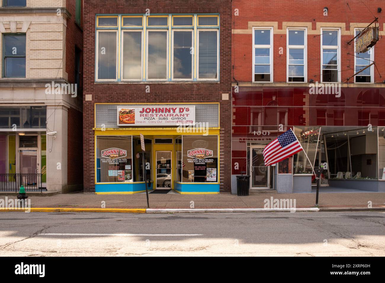 Historical sites of Clarksburg and Bridgeport, West Virginia Stock ...