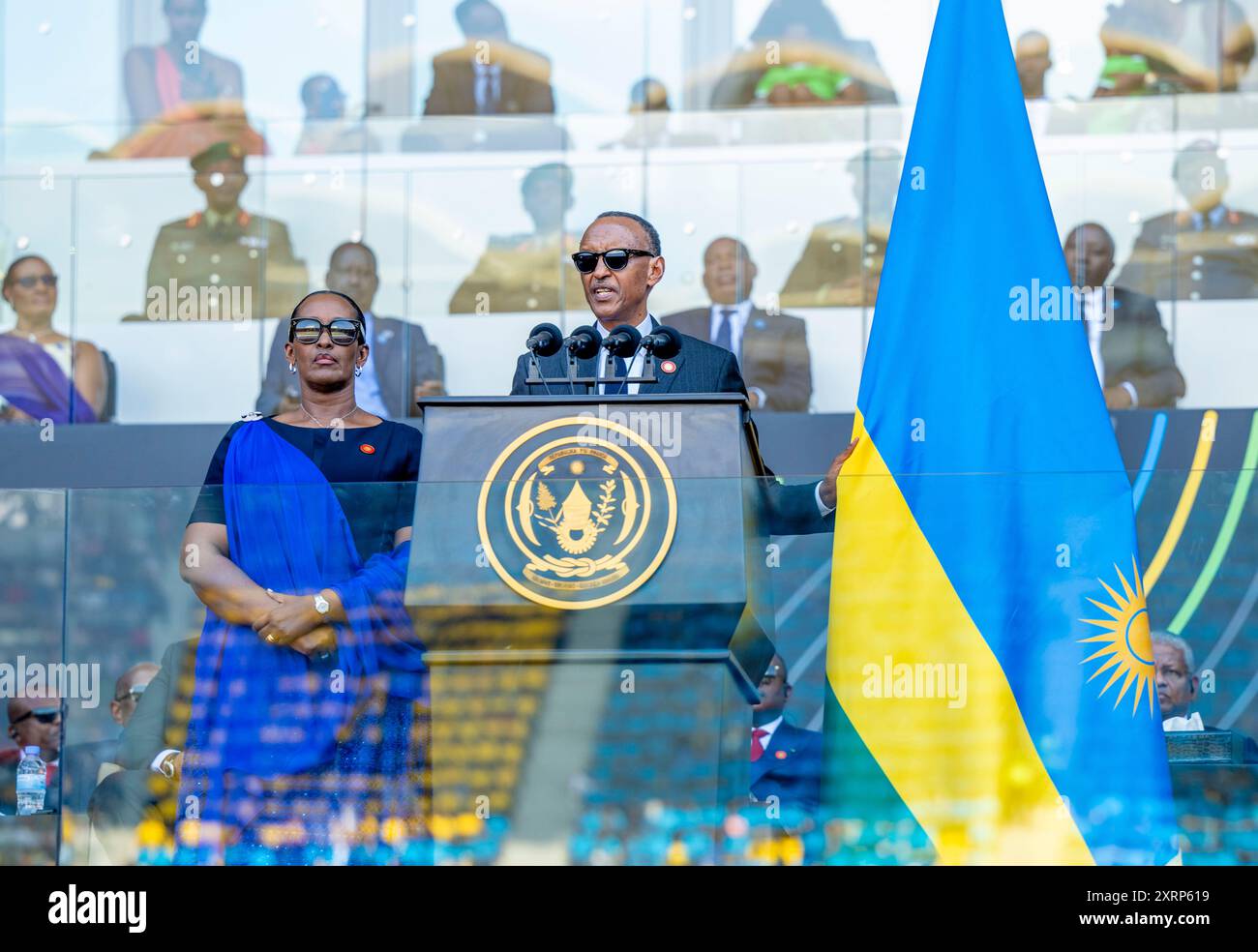 (240812) -- KIGALI, Aug. 12, 2024 (Xinhua) -- Rwanda's President-elect ...