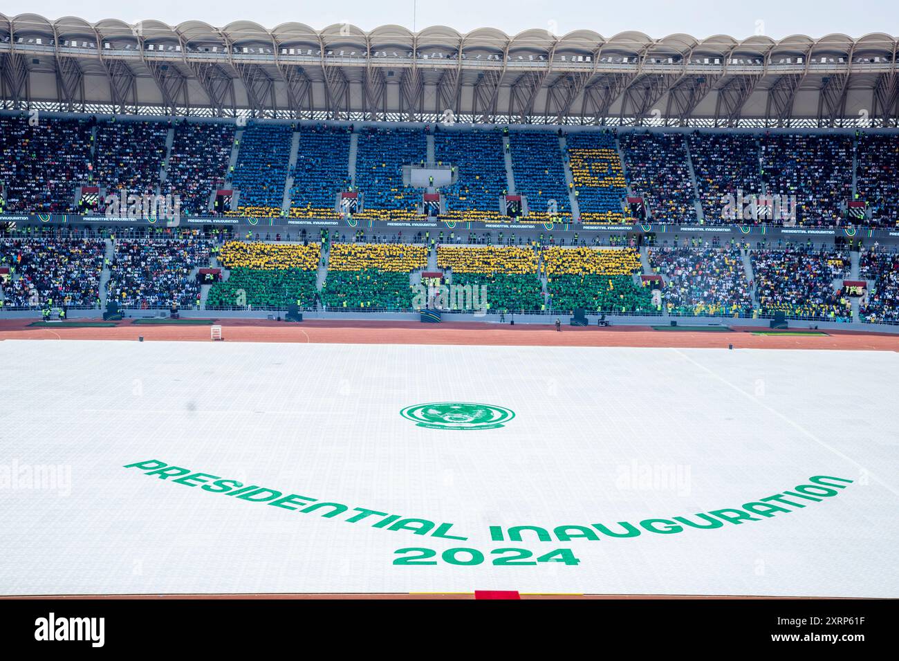 (240812) -- KIGALI, Aug. 12, 2024 (Xinhua) -- People attend the ...