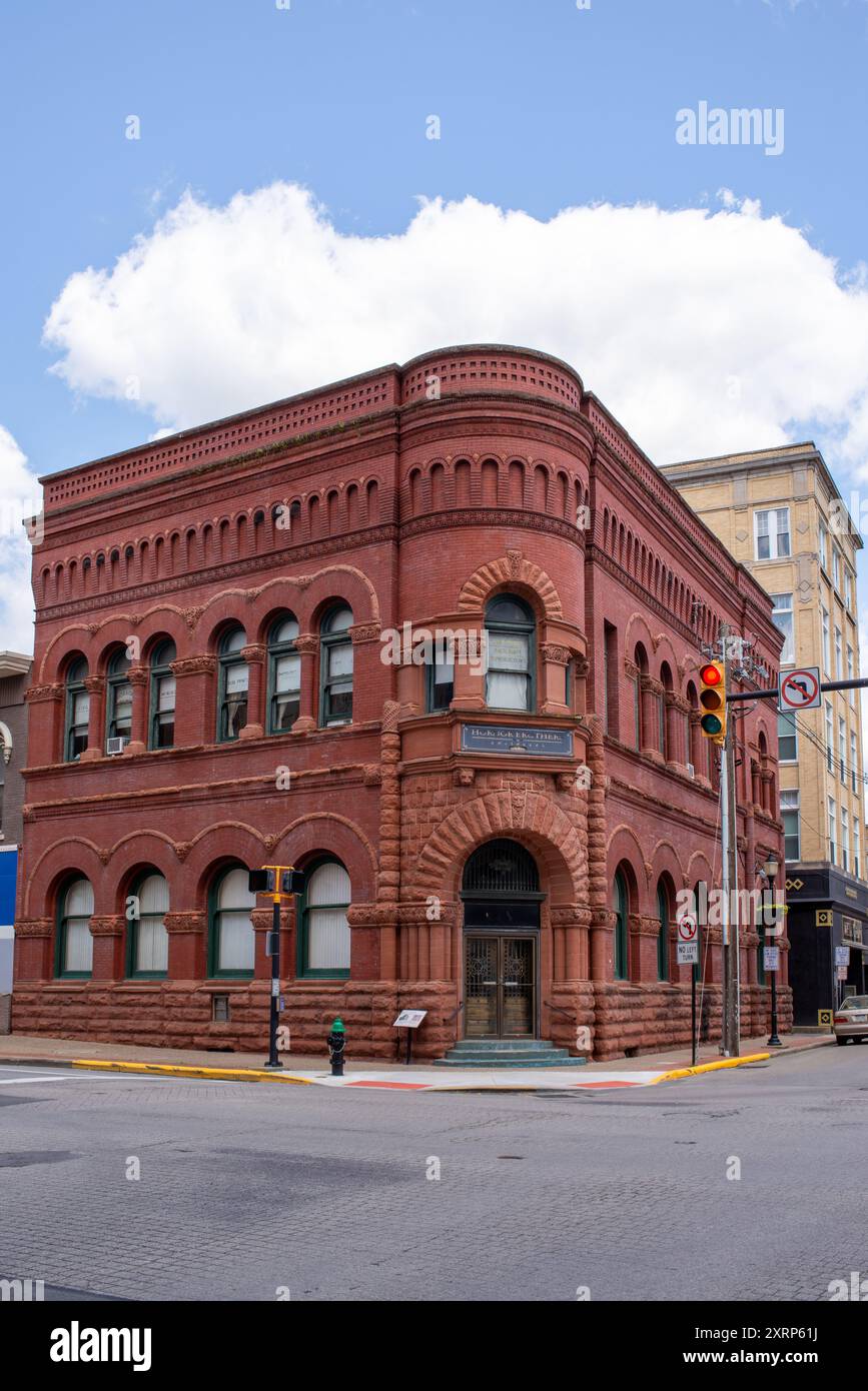Historical sites of Clarksburg and Bridgeport, West Virginia Stock ...