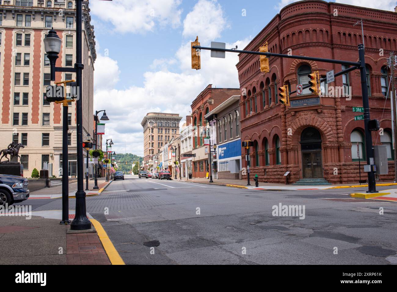 Historical sites of Clarksburg and Bridgeport, West Virginia Stock ...