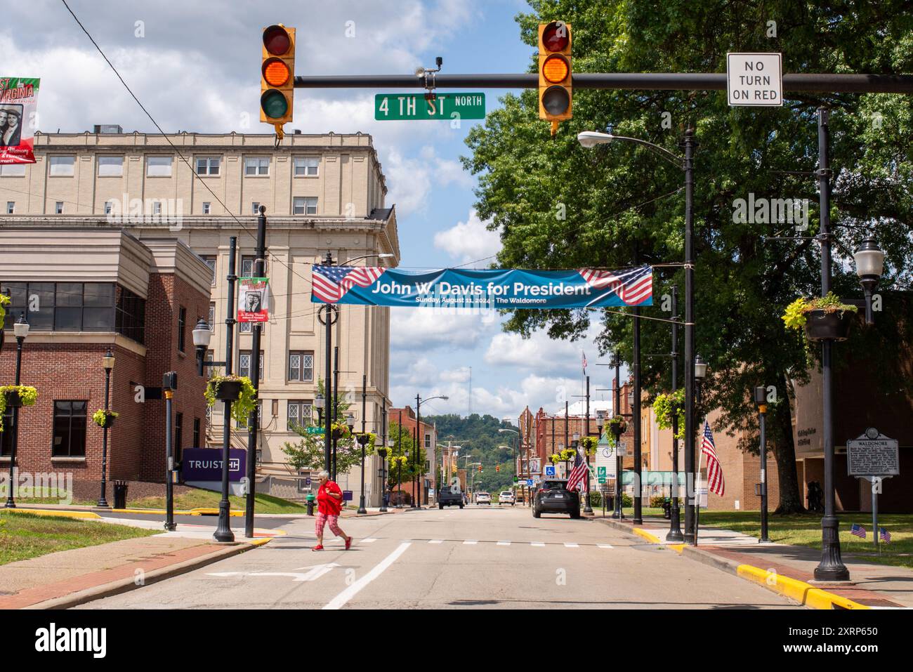 Historical sites of Clarksburg and Bridgeport, West Virginia Stock ...