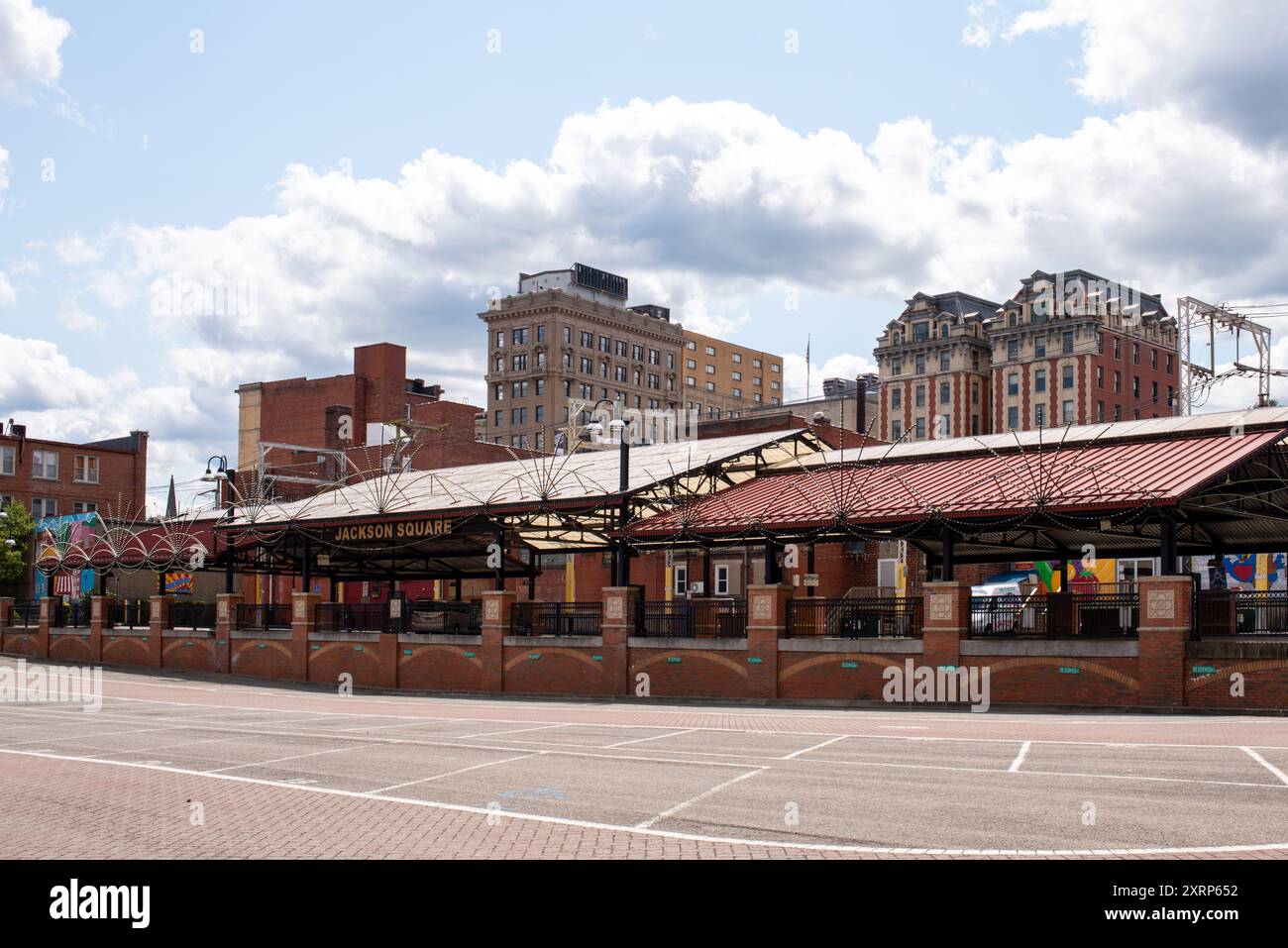 Historical sites of Clarksburg and Bridgeport, West Virginia Stock ...