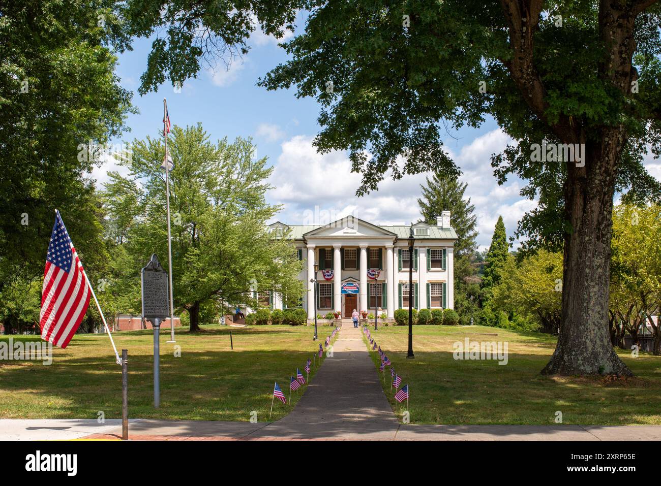 Historical sites of Clarksburg and Bridgeport, West Virginia Stock ...