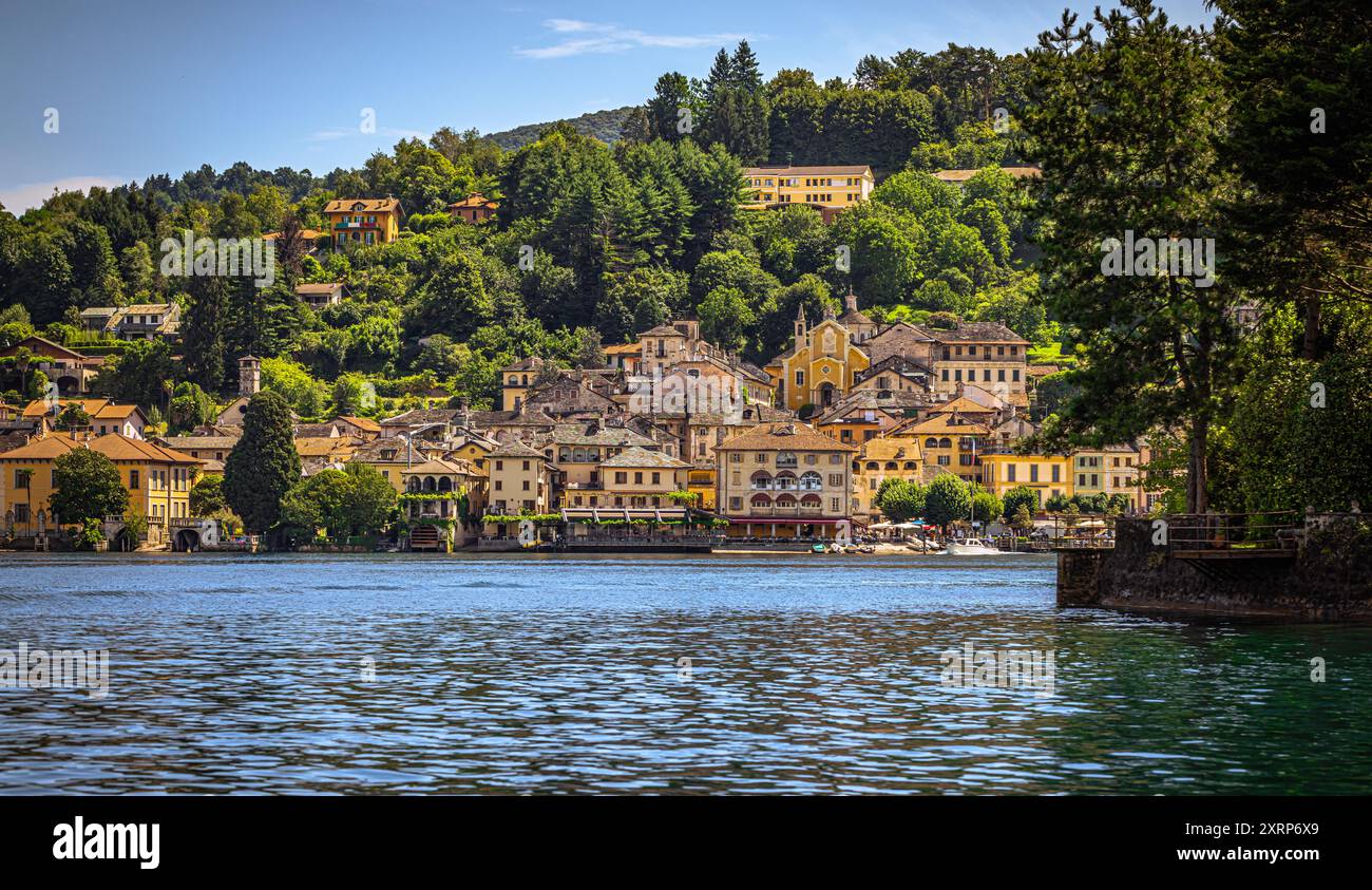 The wonderful town of Orta San Giulio, Italy Stock Photo - Alamy