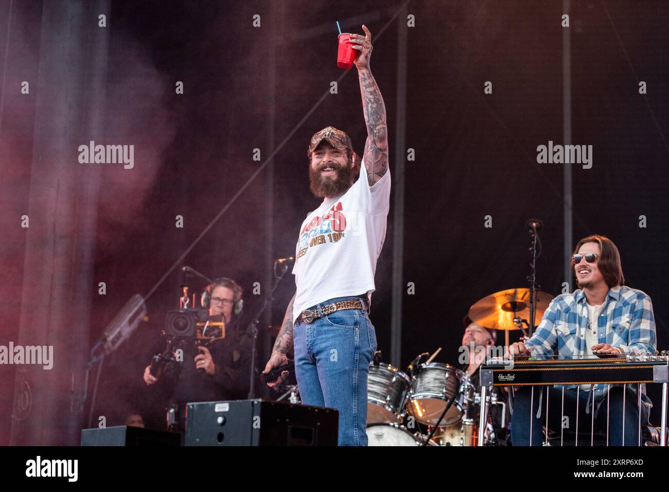 Post Malone performs at Outside Lands Music Festival on Sunday, Aug. 11 ...