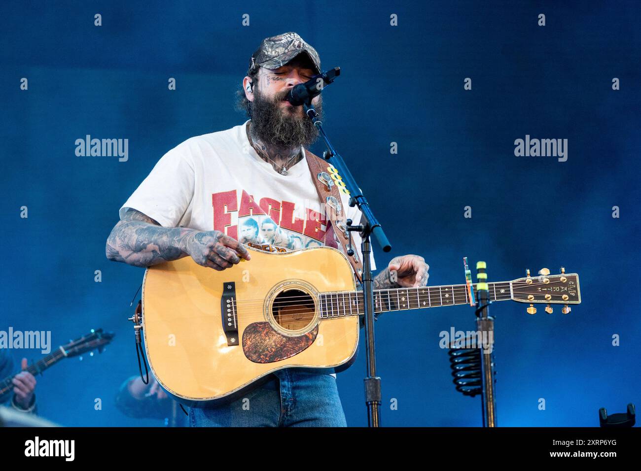 Post Malone performs at Outside Lands Music Festival on Sunday, Aug. 11 ...