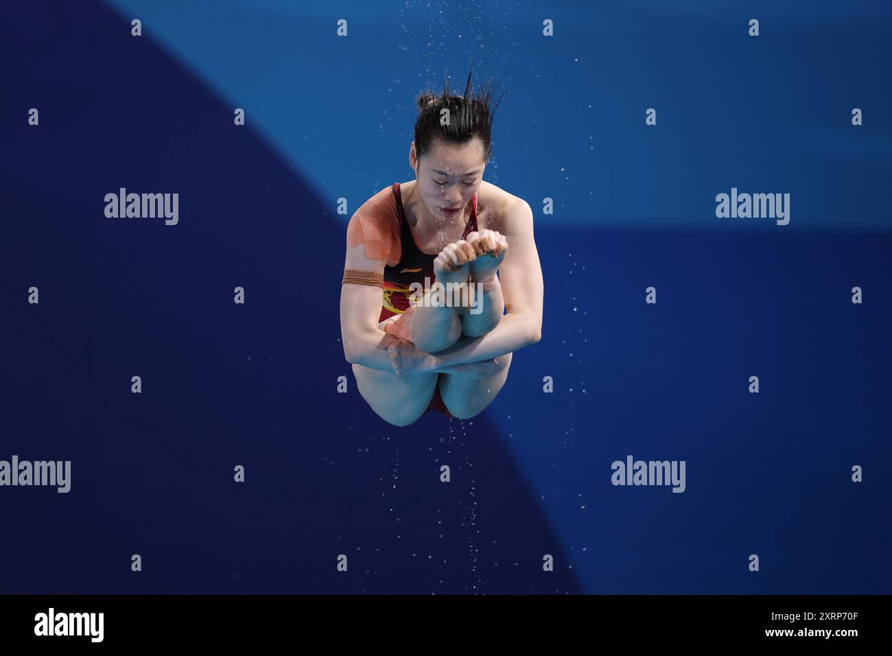 **CHINESE MAINLAND, HONG KONG, MACAU AND TAIWAN OUT** Chinese diver ...