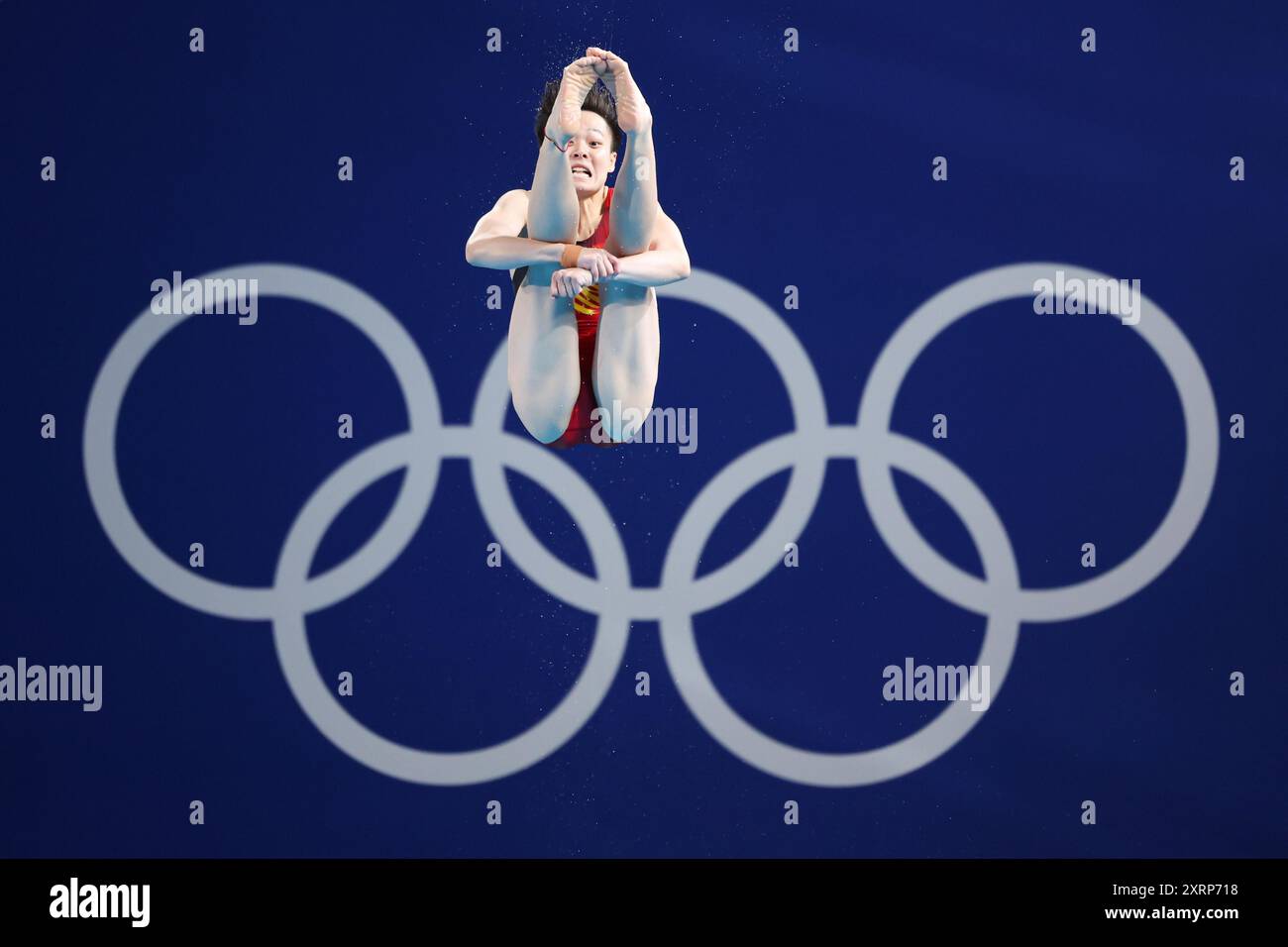 **CHINESE MAINLAND, HONG KONG, MACAU AND TAIWAN OUT** Chinese diver ...