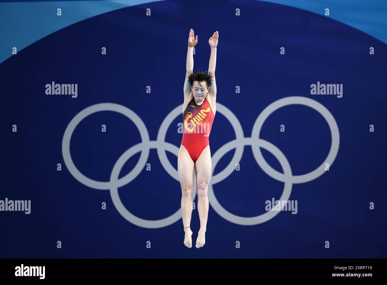 **CHINESE MAINLAND, HONG KONG, MACAU AND TAIWAN OUT** Chinese diver ...