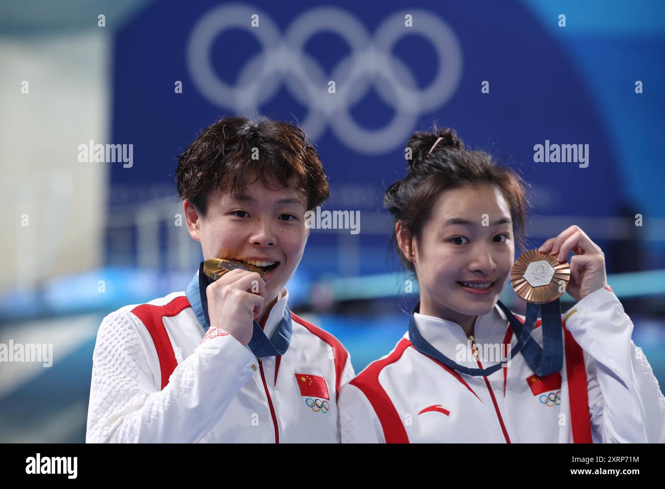 **CHINESE MAINLAND, HONG KONG, MACAU AND TAIWAN OUT** Chinese diver ...