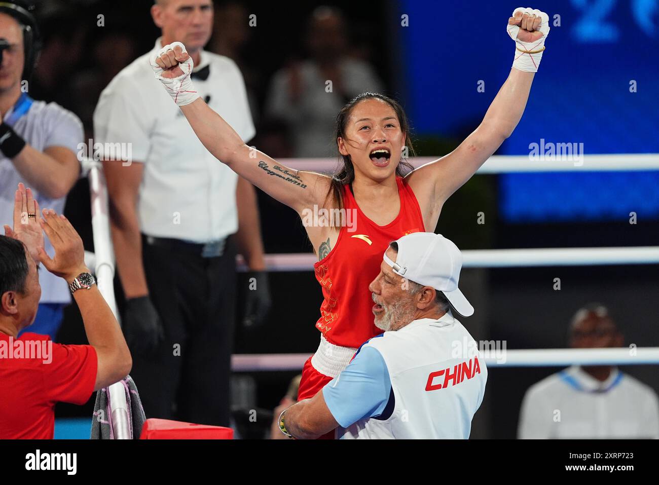 **CHINESE MAINLAND, HONG KONG, MACAU AND TAIWAN OUT** Chinese boxer ...