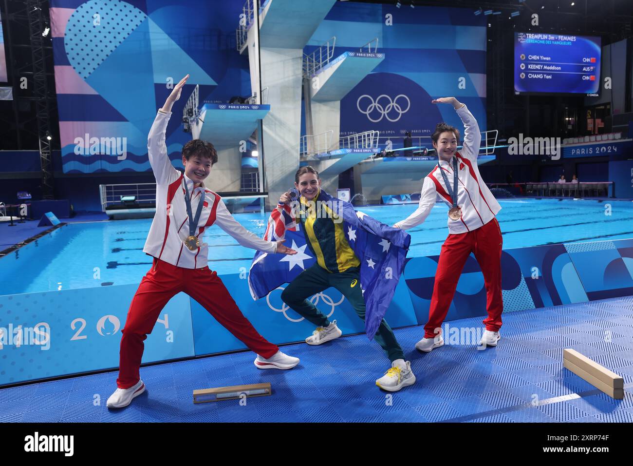 **CHINESE MAINLAND, HONG KONG, MACAU AND TAIWAN OUT** Chinese diver ...