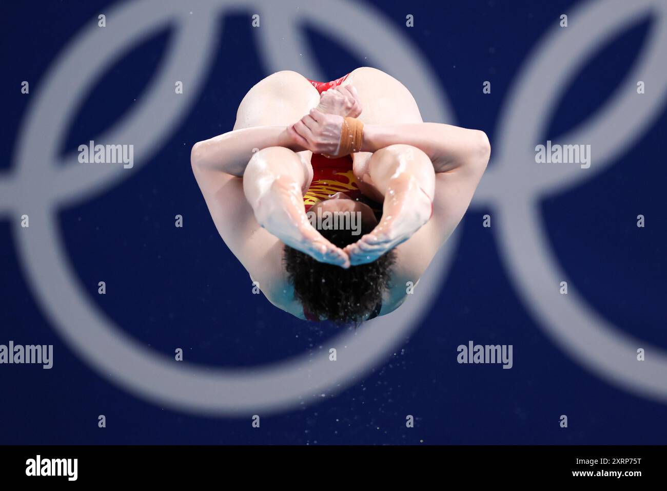 **CHINESE MAINLAND, HONG KONG, MACAU AND TAIWAN OUT** Chinese diver ...