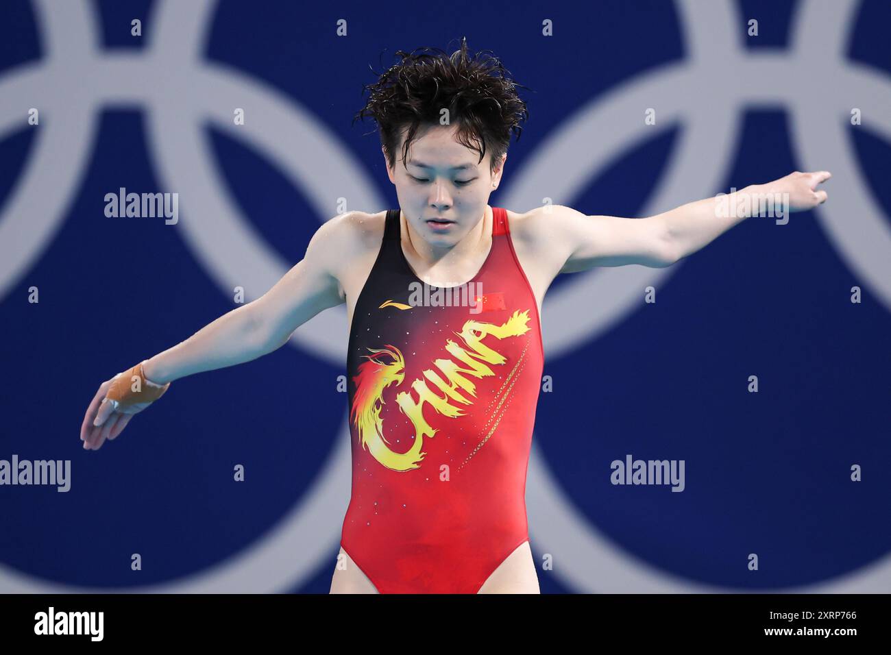 **CHINESE MAINLAND, HONG KONG, MACAU AND TAIWAN OUT** Chinese diver ...