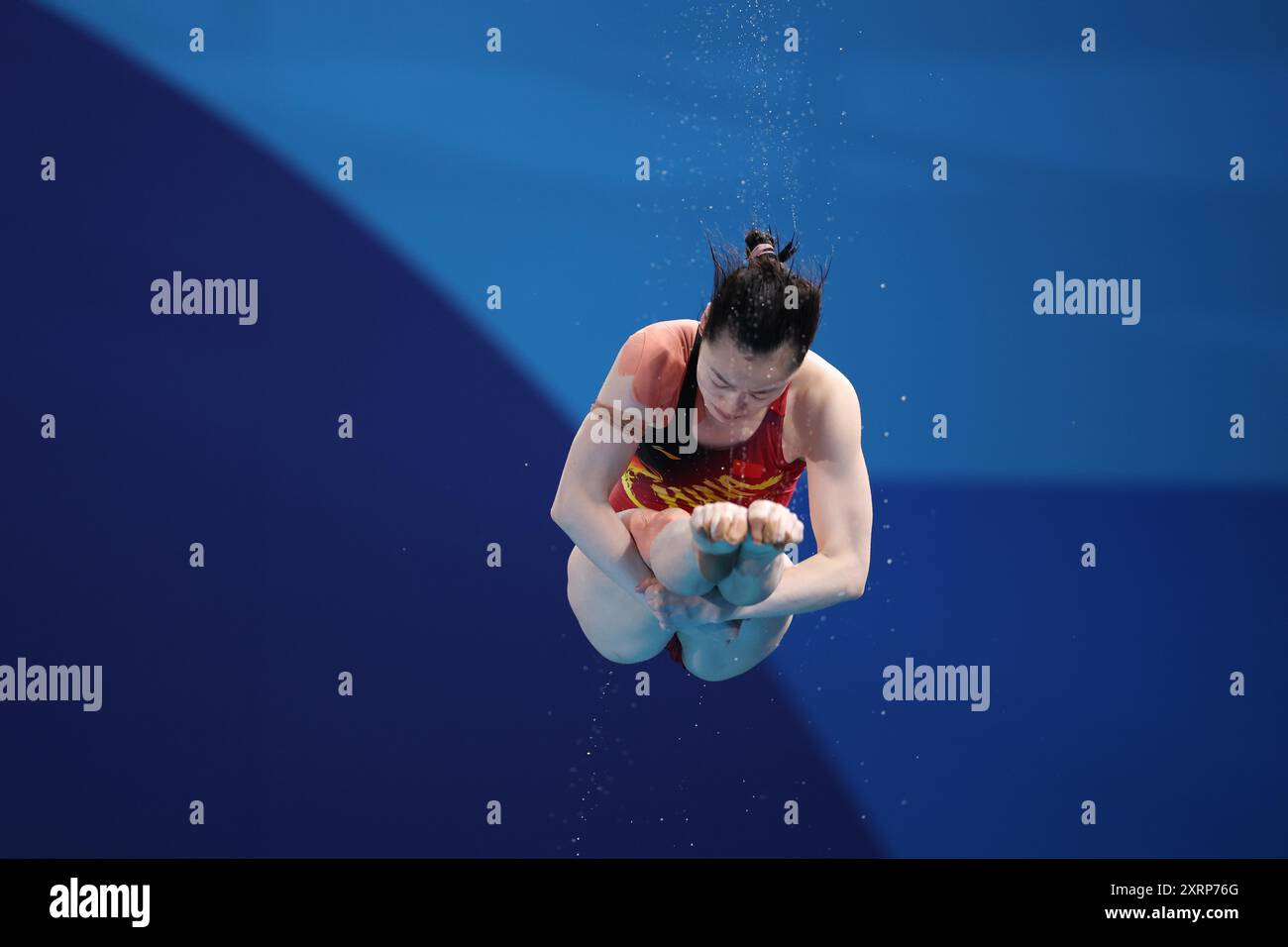 **CHINESE MAINLAND, HONG KONG, MACAU AND TAIWAN OUT** Chinese diver ...