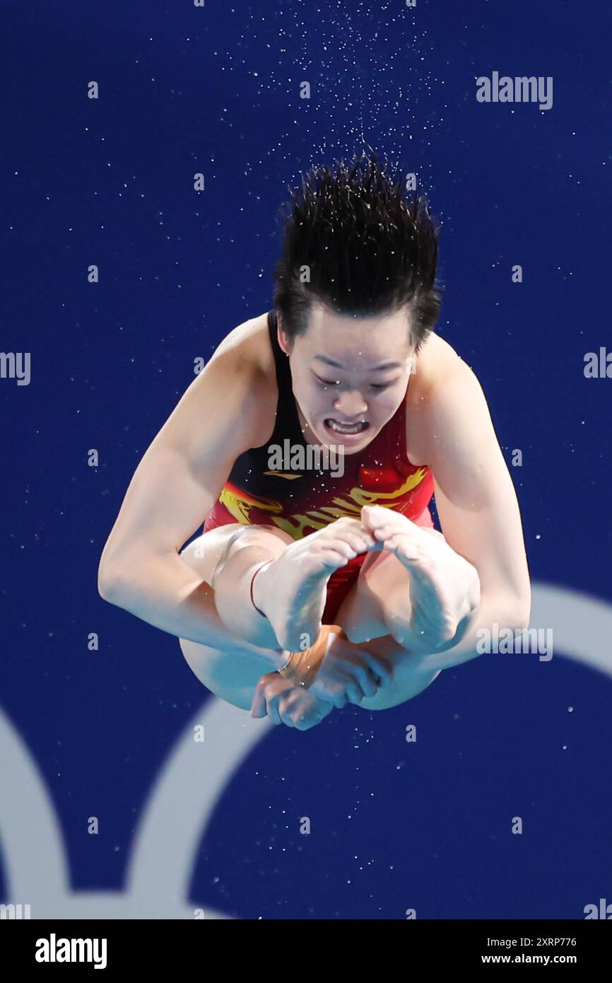 **CHINESE MAINLAND, HONG KONG, MACAU AND TAIWAN OUT** Chinese diver ...