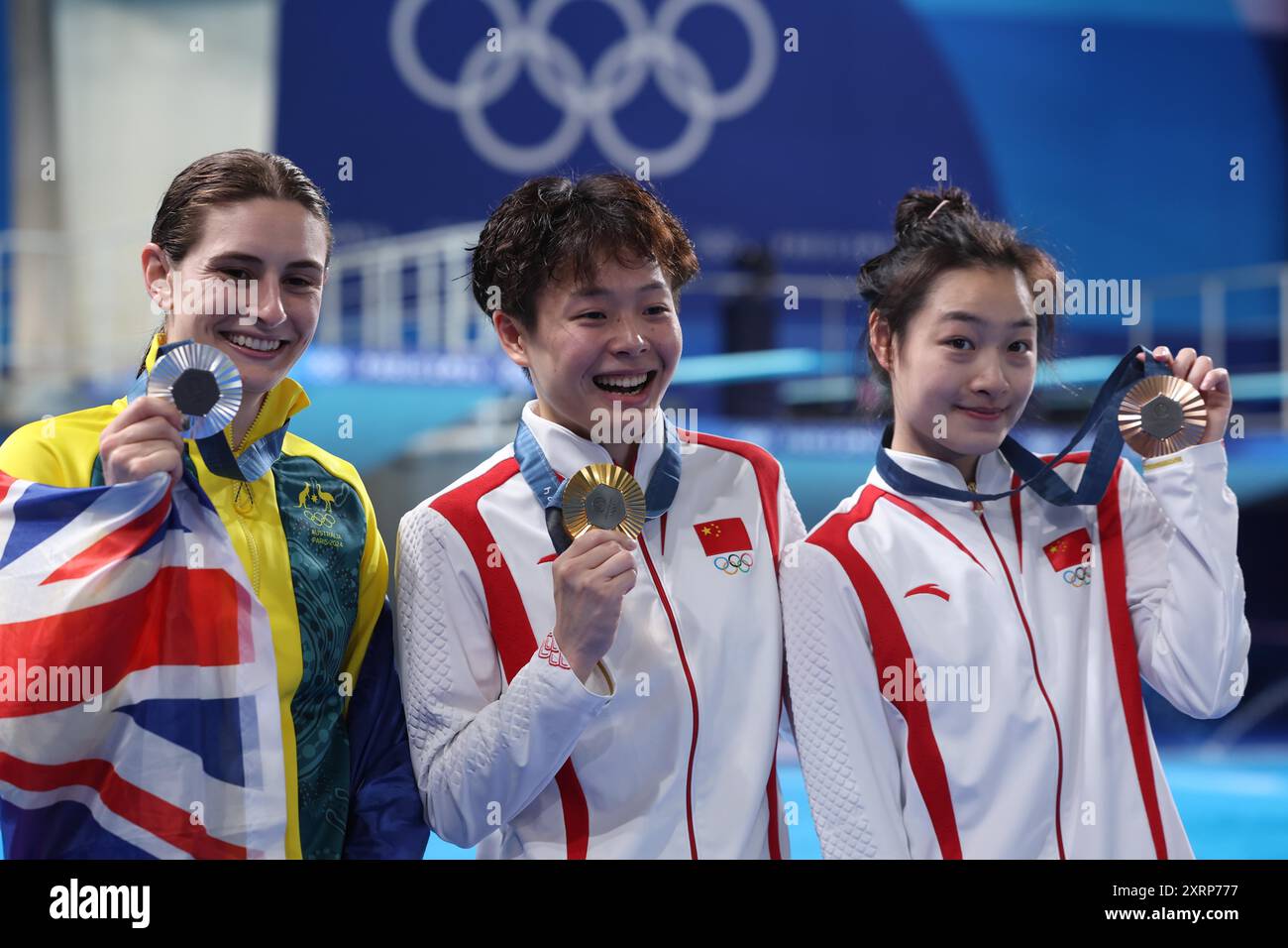 **CHINESE MAINLAND, HONG KONG, MACAU AND TAIWAN OUT** Chinese diver ...