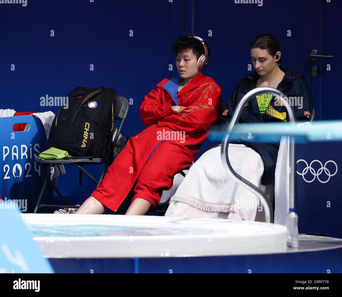 **CHINESE MAINLAND, HONG KONG, MACAU AND TAIWAN OUT** Chinese diver ...