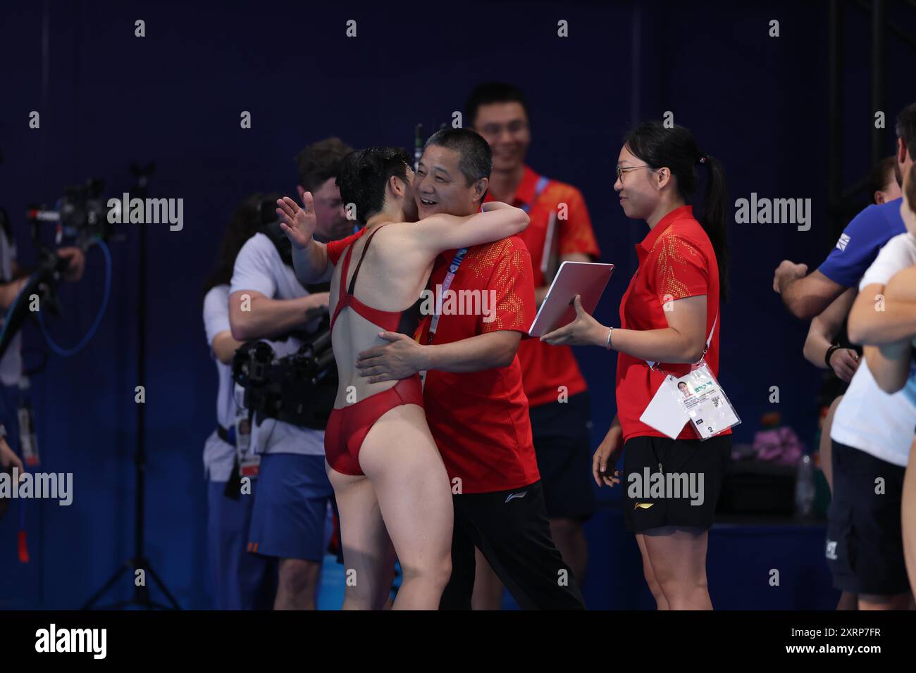 **CHINESE MAINLAND, HONG KONG, MACAU AND TAIWAN OUT** Chinese diver ...