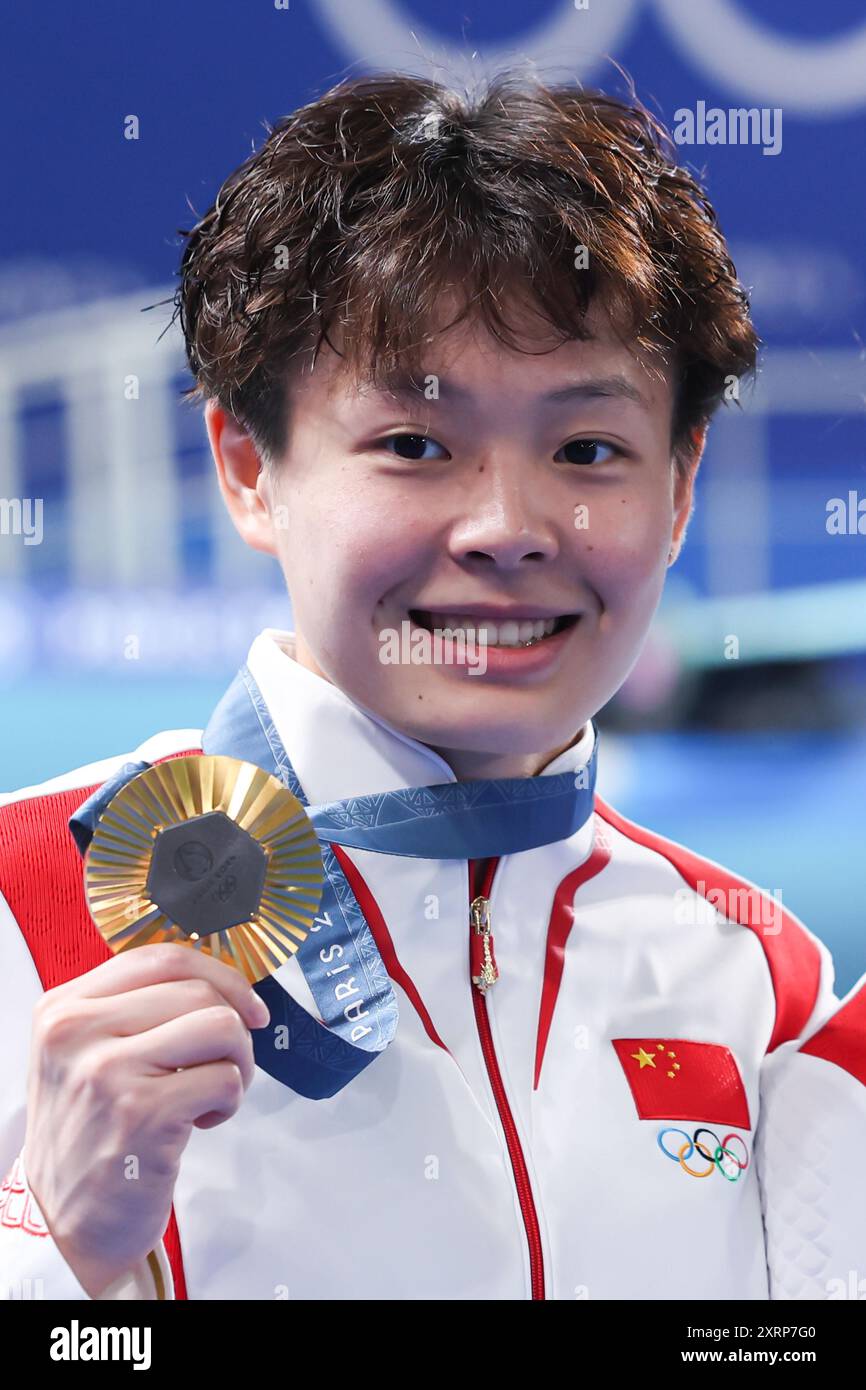 **CHINESE MAINLAND, HONG KONG, MACAU AND TAIWAN OUT** Chinese diver ...