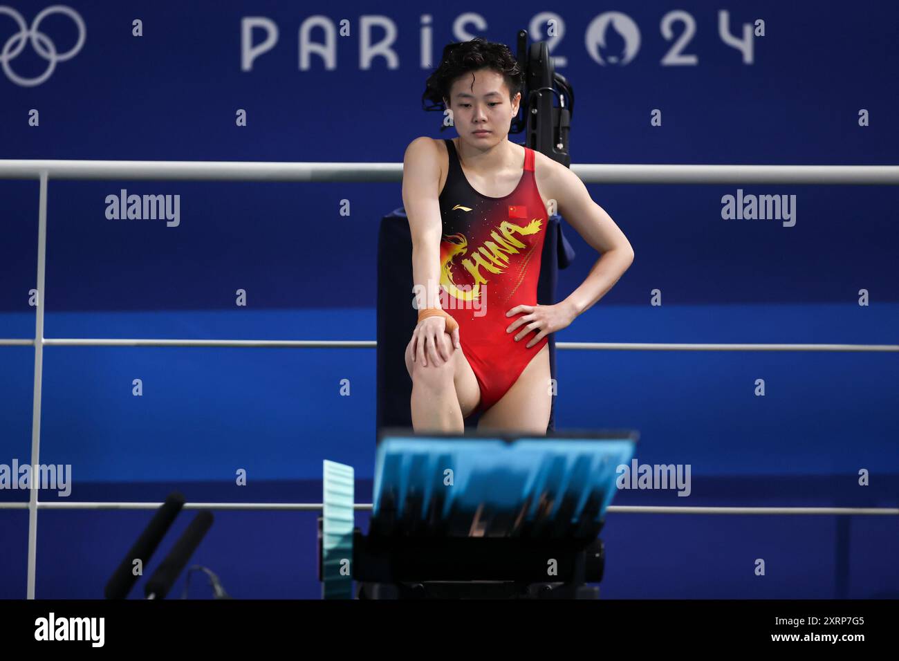 **CHINESE MAINLAND, HONG KONG, MACAU AND TAIWAN OUT** Chinese diver ...