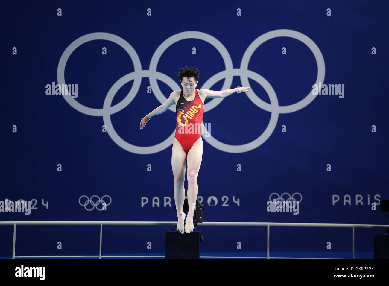 **CHINESE MAINLAND, HONG KONG, MACAU AND TAIWAN OUT** Chinese diver ...