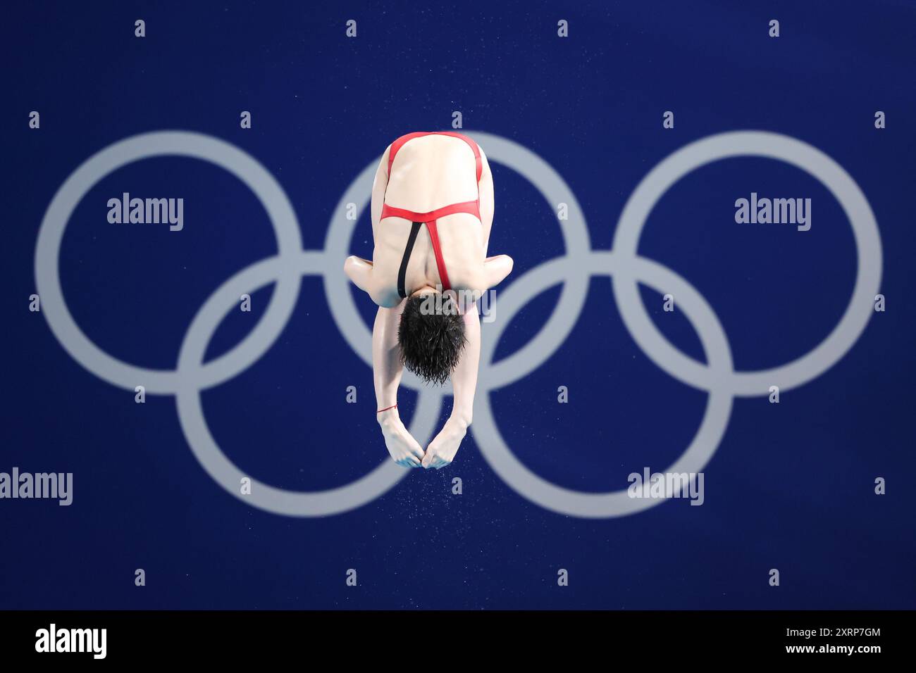 **CHINESE MAINLAND, HONG KONG, MACAU AND TAIWAN OUT** Chinese diver ...