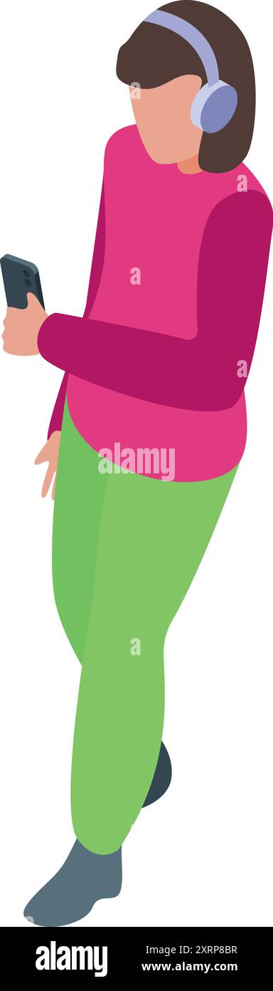 Connection through music Stock Vector Images - Alamy