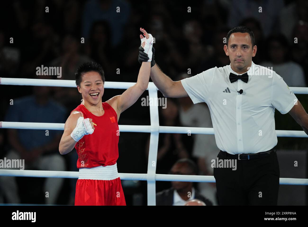 **CHINESE MAINLAND, HONG KONG, MACAU AND TAIWAN OUT** Chinese boxer Wu ...