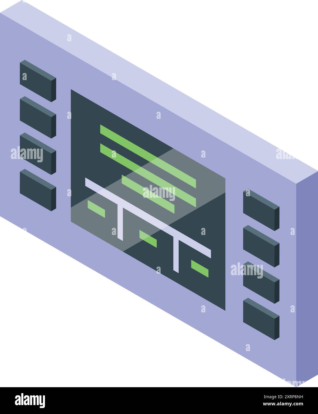 Control panel with buttons showing data is a monitoring system for ...