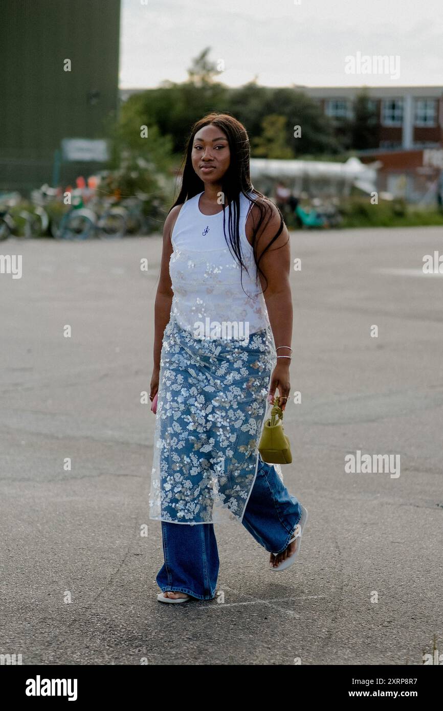 Copenhagen, Denmark. 05th Aug, 2024. Street style, Nnenna Echem ...