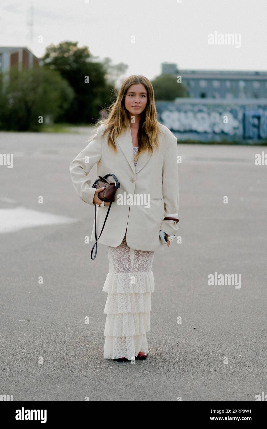 Copenhagen, Denmark. 05th Aug, 2024. Street style, Sasha Sviridovskaya ...