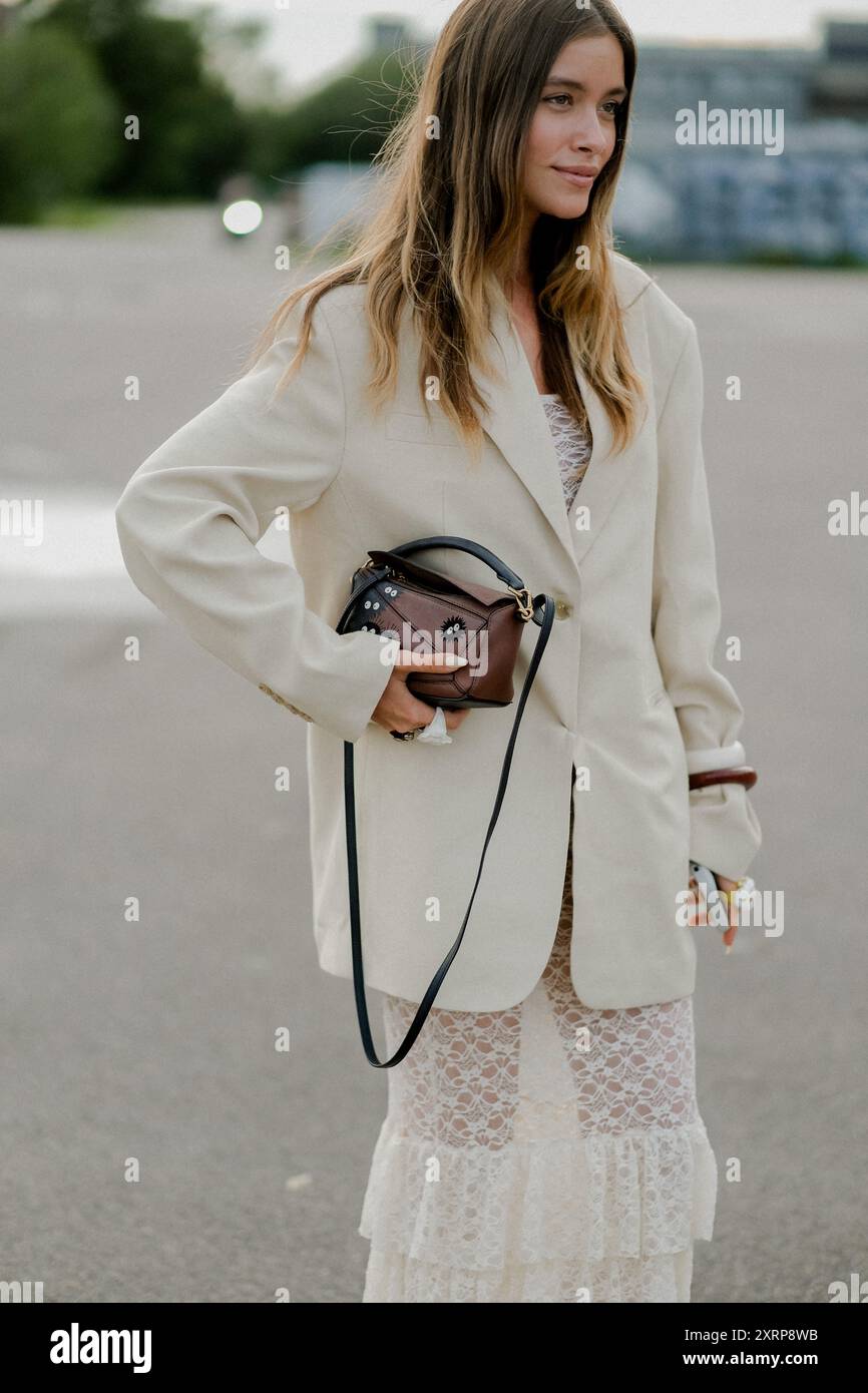 Copenhagen, Denmark. 05th Aug, 2024. Street style, Sasha Sviridovskaya ...