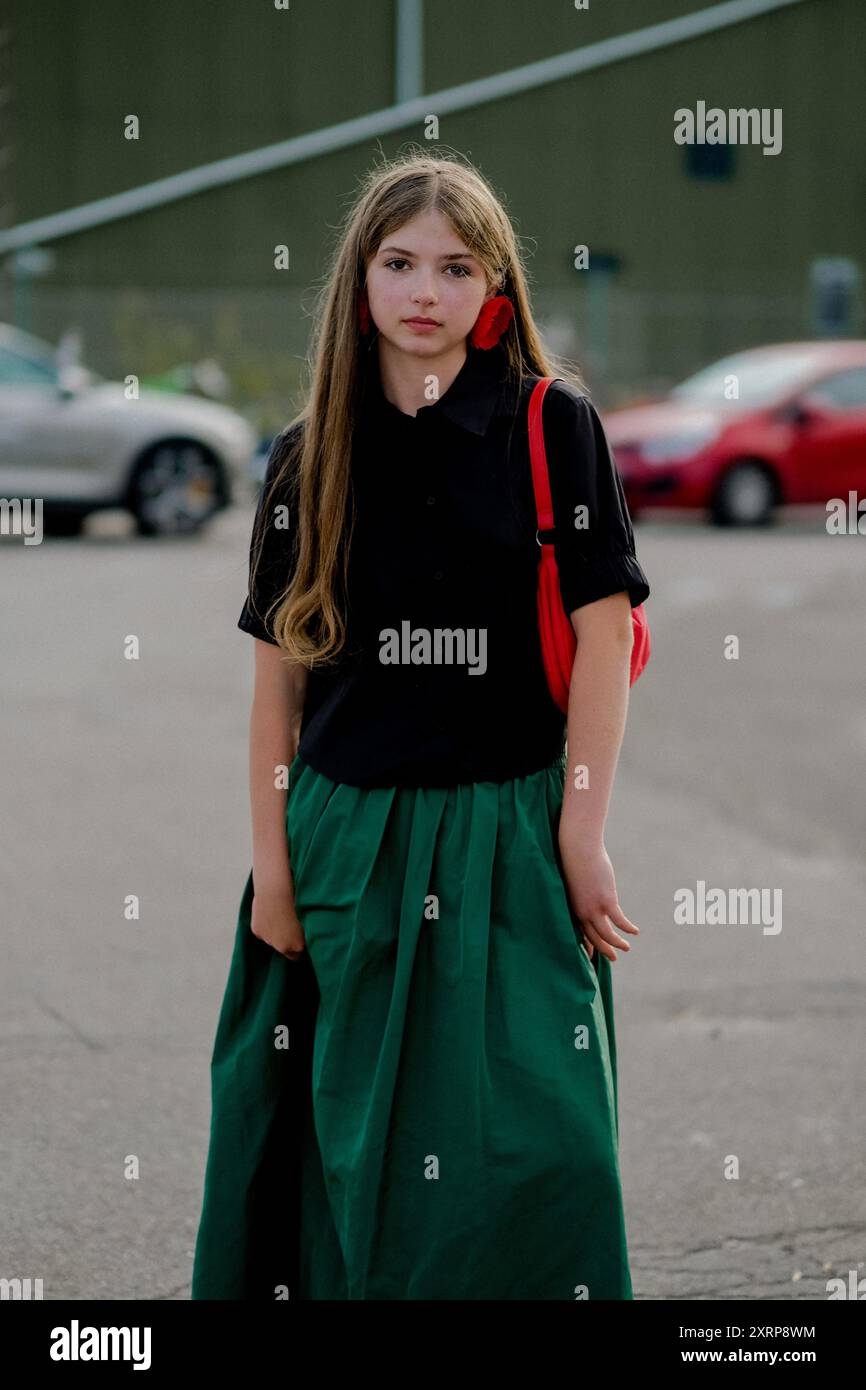 Copenhagen, Denmark. 05th Aug, 2024. Street style, arriving at Alectra ...