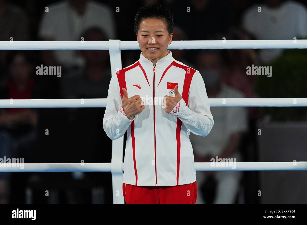 **CHINESE MAINLAND, HONG KONG, MACAU AND TAIWAN OUT** Chinese boxer Wu ...