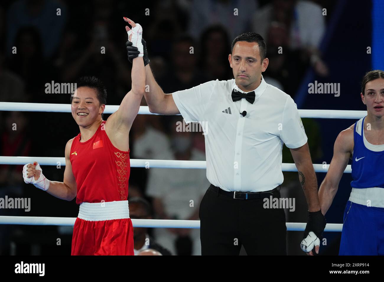 **CHINESE MAINLAND, HONG KONG, MACAU AND TAIWAN OUT** Chinese boxer Wu ...