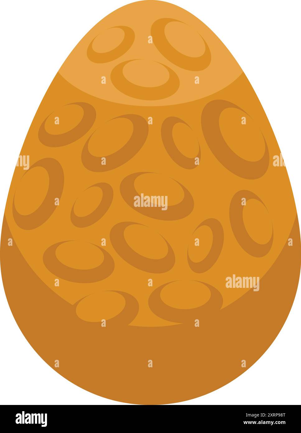 Dinosaur egg showing rough textured surface with round markings Stock ...