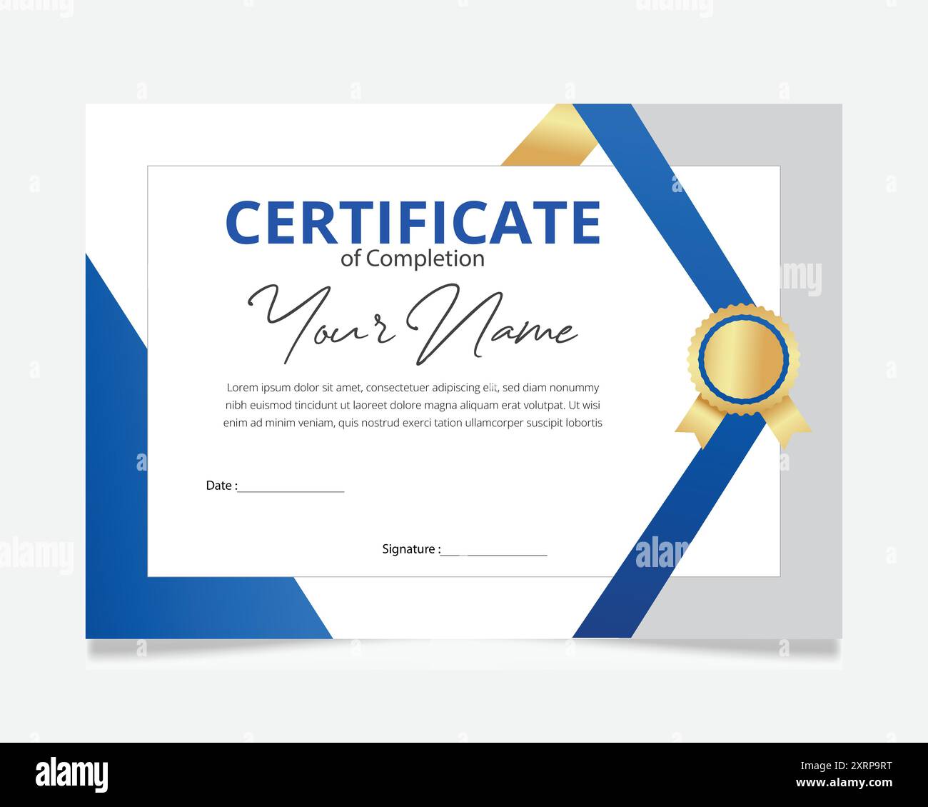 Illustration certificate design stock vector template Stock Vector ...