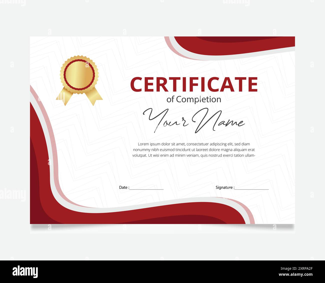 Professional certificate template design hi-res stock photography and ...