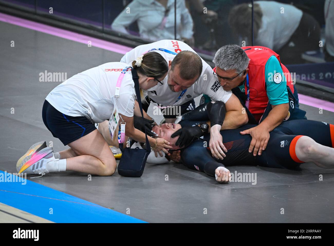 Jack Carlin ( GBR ), Cycling Track, Men's Keirin during the Olympic ...