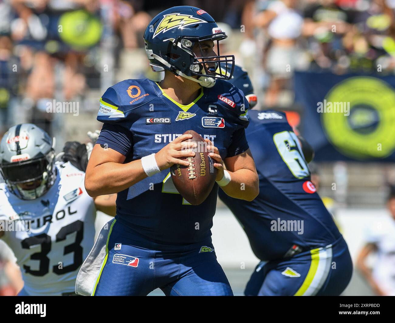 Reilly Hennessey (Stuttgart Surge #4), Stuttgart Surge vs. Raiders ...