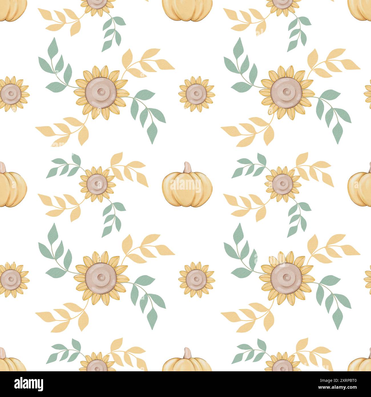 Decorative sunflowers leaves card hi-res stock photography and images ...