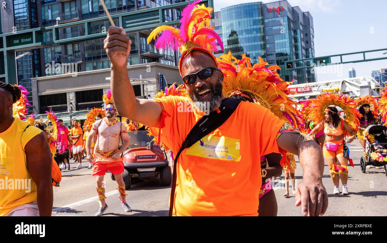 Edmonton, Canada. 10th Aug, 2024. ALberta NDP MLA David Sheppard joins ...
