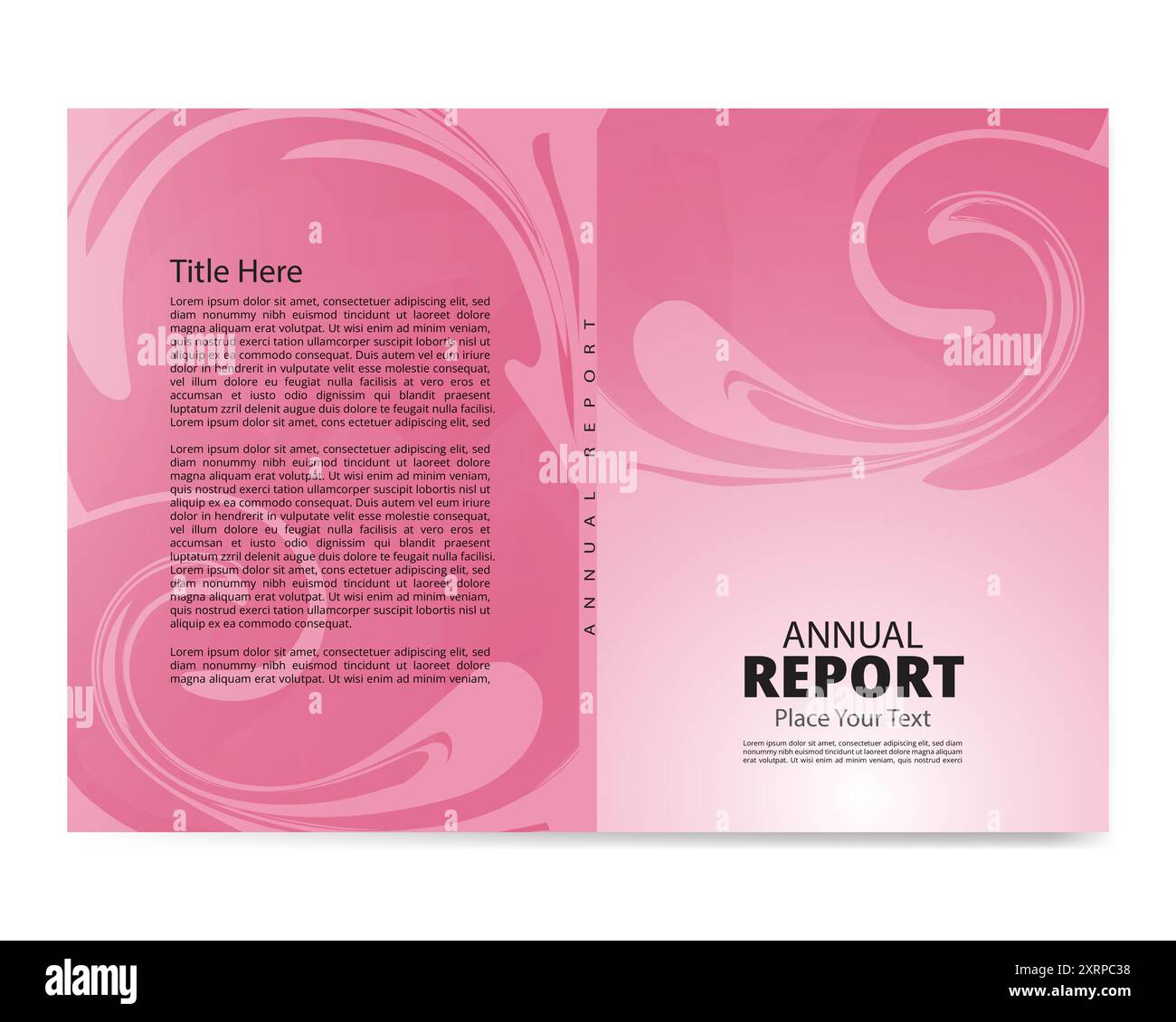 Modern business annual report Cut Out Stock Images & Pictures - Alamy